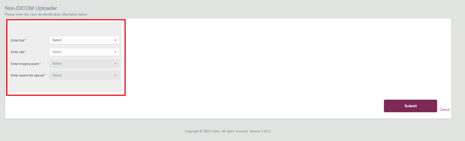 How to Upload Non-DICOM to SMART Submit (MDDX trials only) – SMART SUBMIT KNOWLEDGEBASE