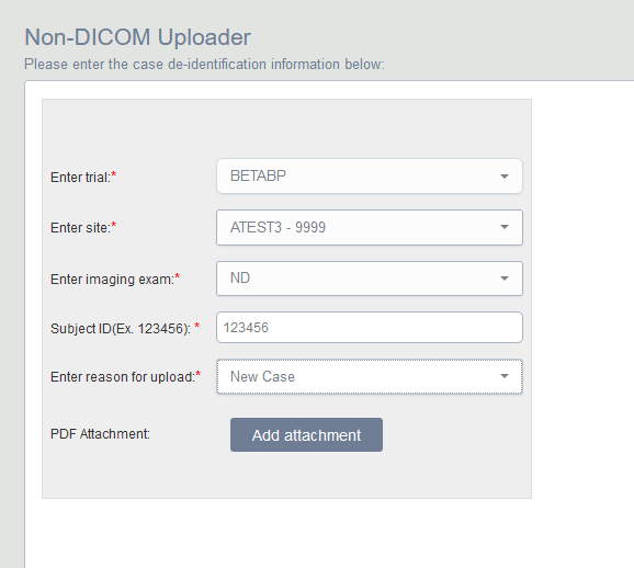 How to Upload Non-DICOM to SMART Submit (MDDX trials only) – SMART SUBMIT KNOWLEDGEBASE